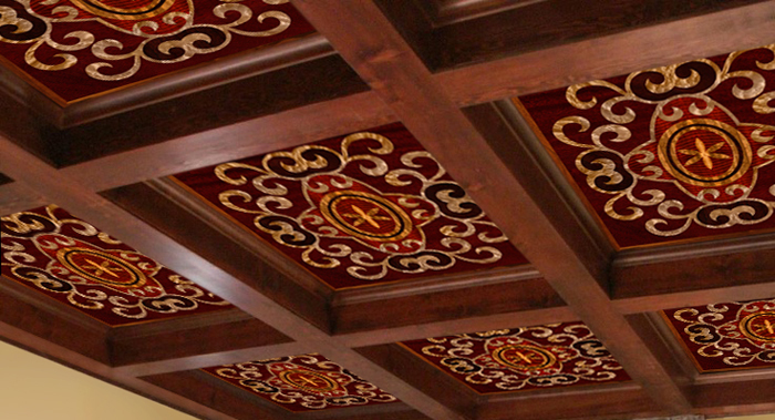 Wood Decoration – Synthetic Stained Glass, Art Sculptures, and Glowing ...